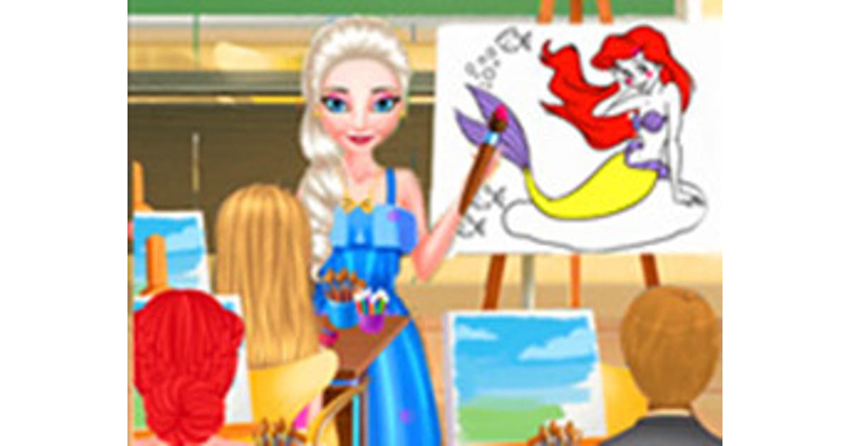 Art Teacher Elsa - Play Now For Free