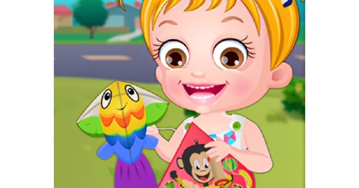 Baby Hazel Kite Flying - Play Now For Free