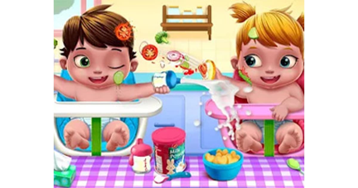 Baby Twins Caring Day - Play Now For Free