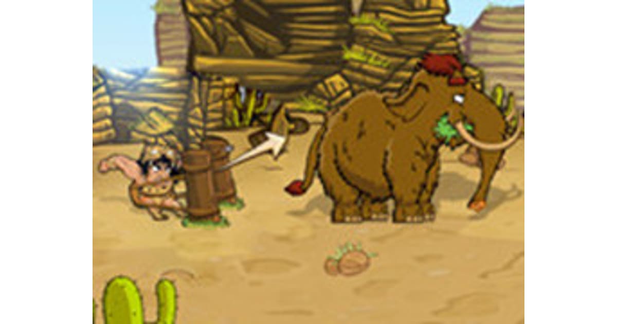 Caveman Hunt - Play Caveman Hunt Game on BabyGames