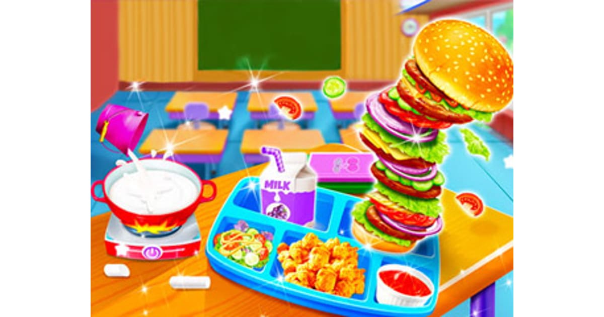 Cooking Lunch At School - Play Now For Free