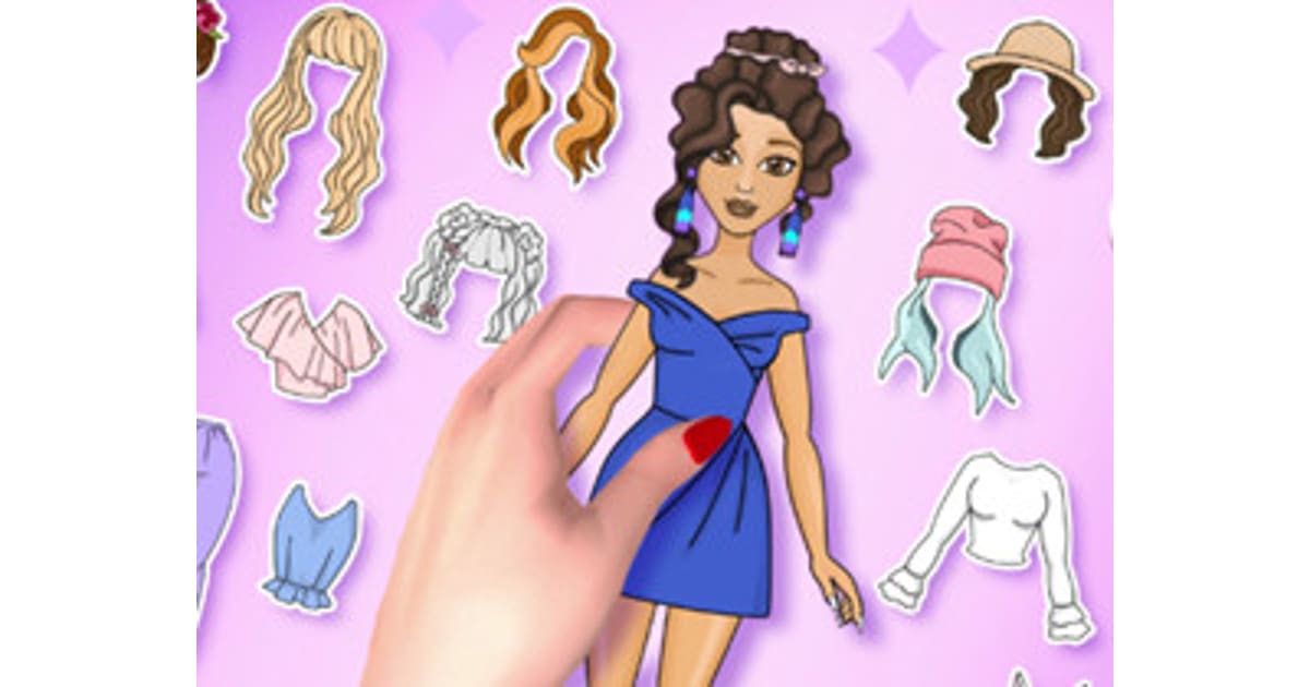 Decorate Your Girl In DIY Paper Doll Online