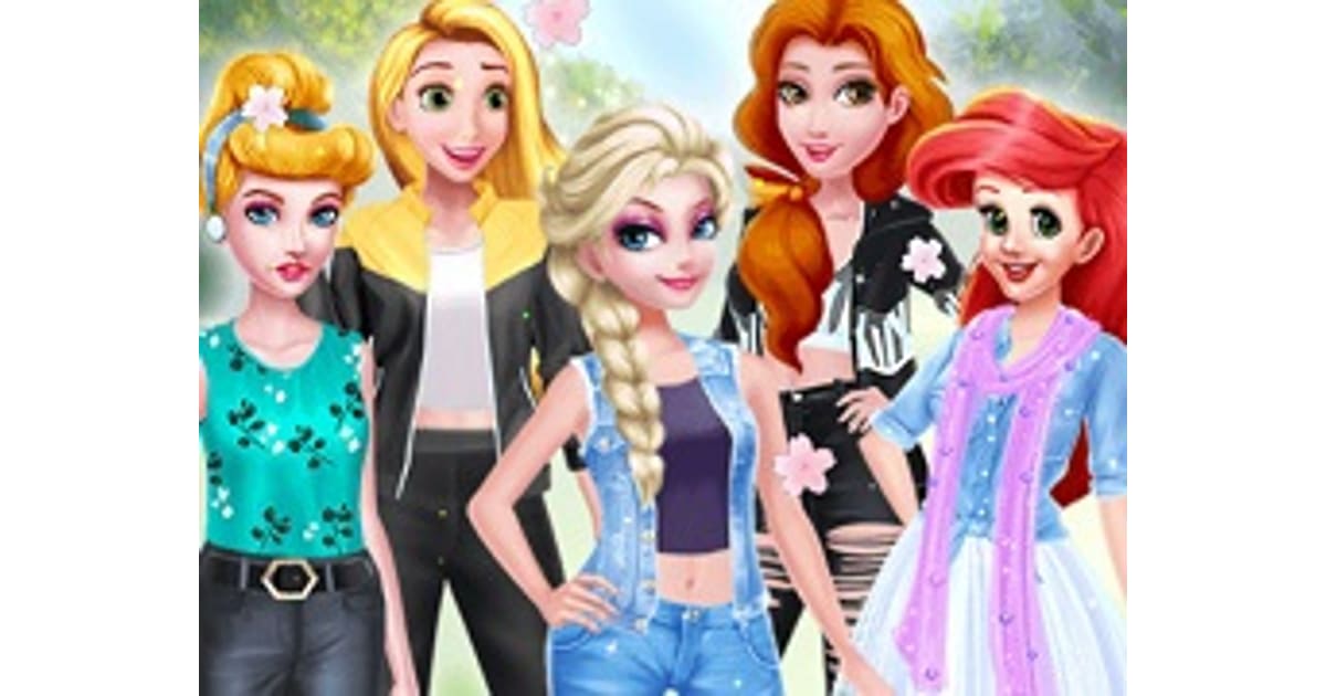 Disney Princess Spring Holiday Style - Play Now For Free
