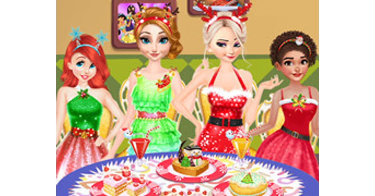 Disney Princesses Christmas Dinner - Play Now For Free