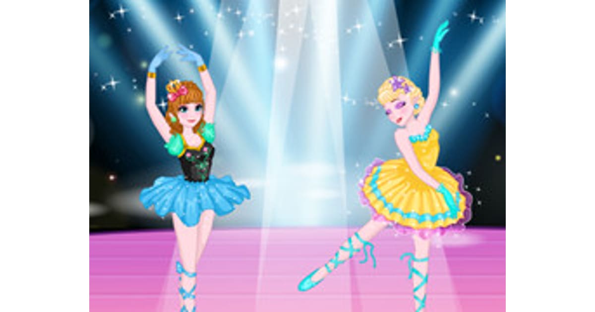 Elsa And Anna Ballet Dancer - Play Now For Free