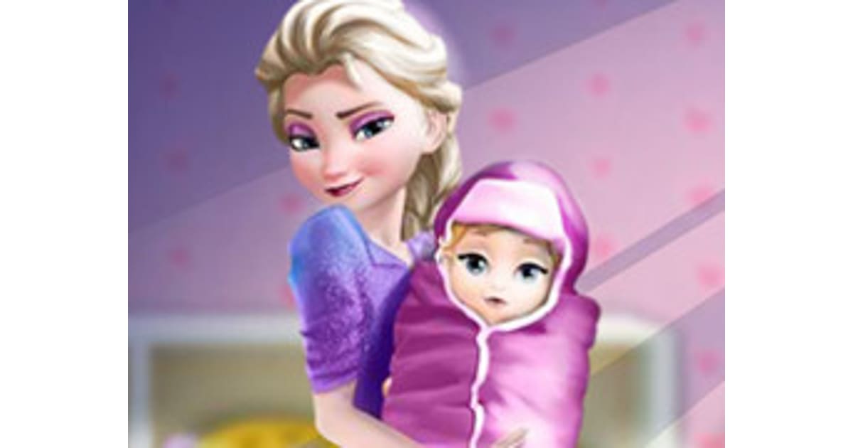 Elsa Baby Birth Caring - Play Now For Free