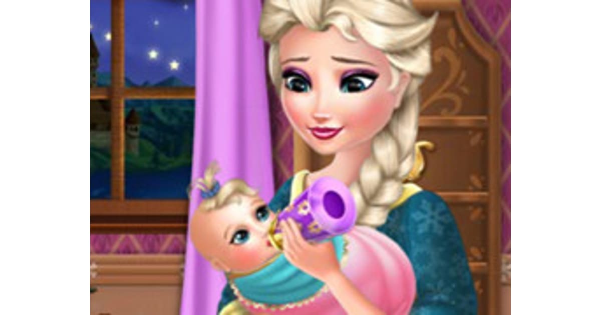 Elsa Baby Caring - Play Now For Free