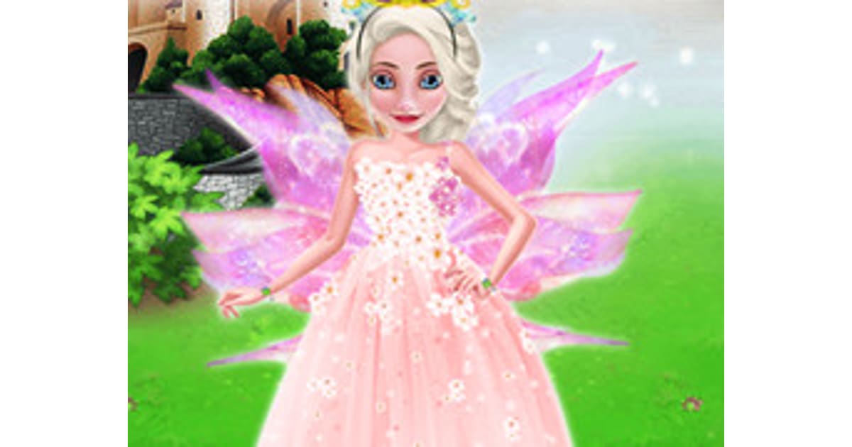 Elsa Dream Of Butterfly - Play Now For Free