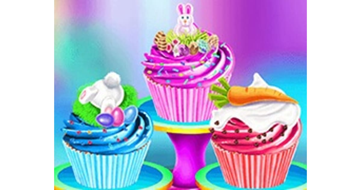 Elsa Easter Cupcake Cooking - Play Now For Free