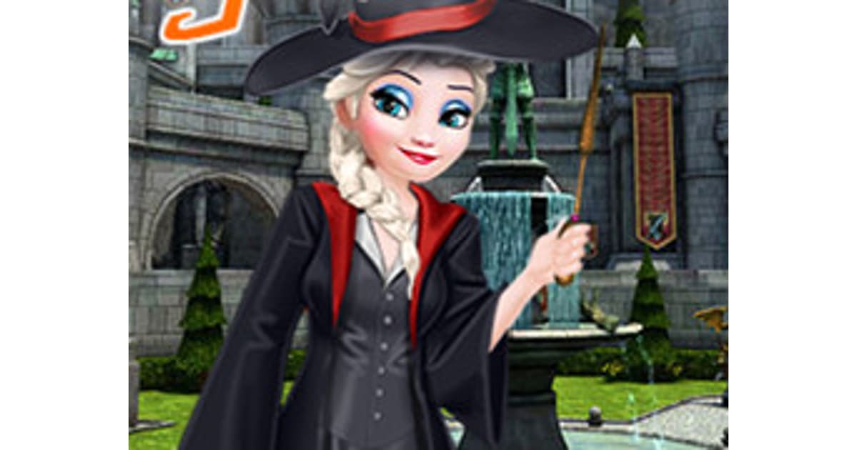 Elsa First Day In Hogwarts School - Play Now For Free