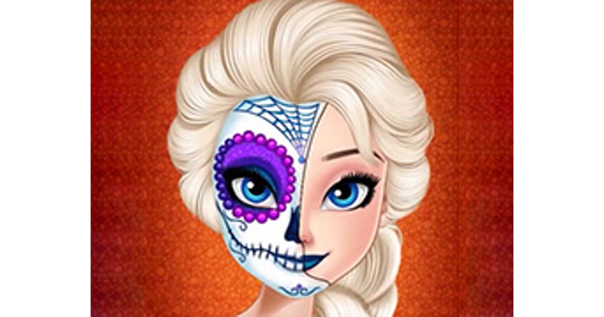 Elsa Halloween Face Makeup - Play Now For Free