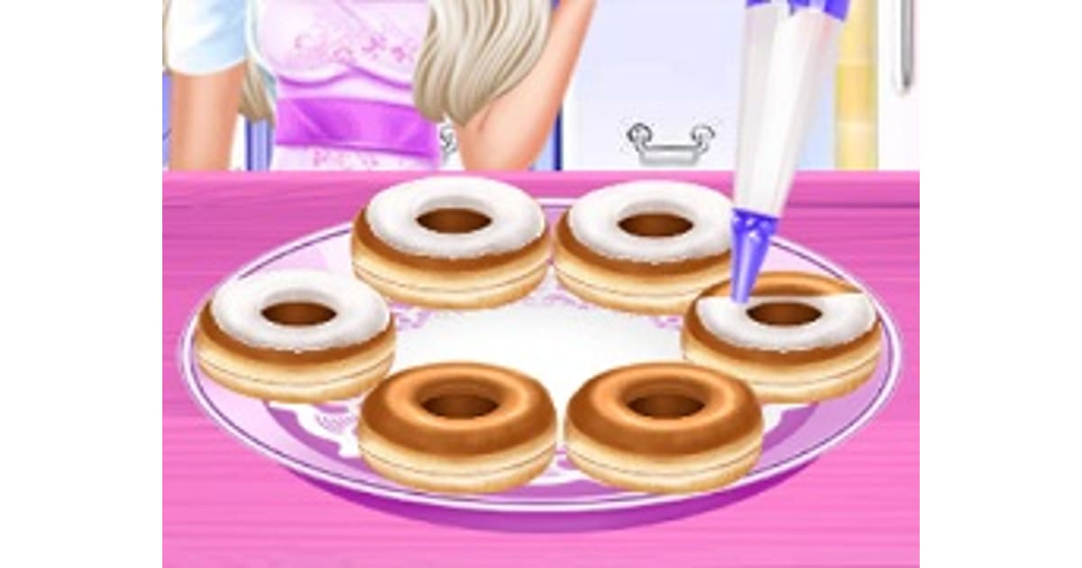 Elsa Rainbow Donuts Cooking - Play Now For Free