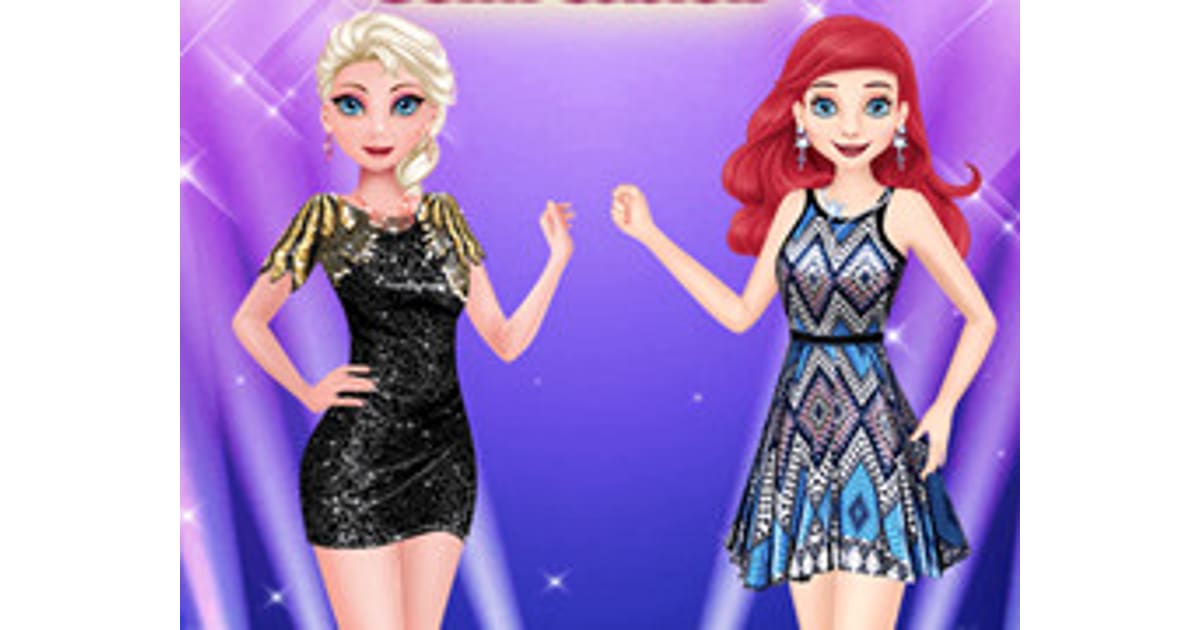 Elsa Vs Ariel Fashion Competition - Play Now For Free