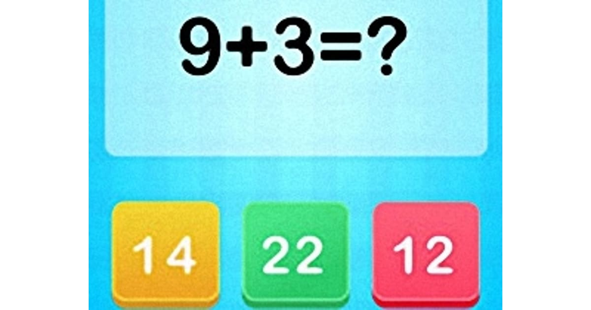 Kids Math - Play Kids Math Game on BabyGames