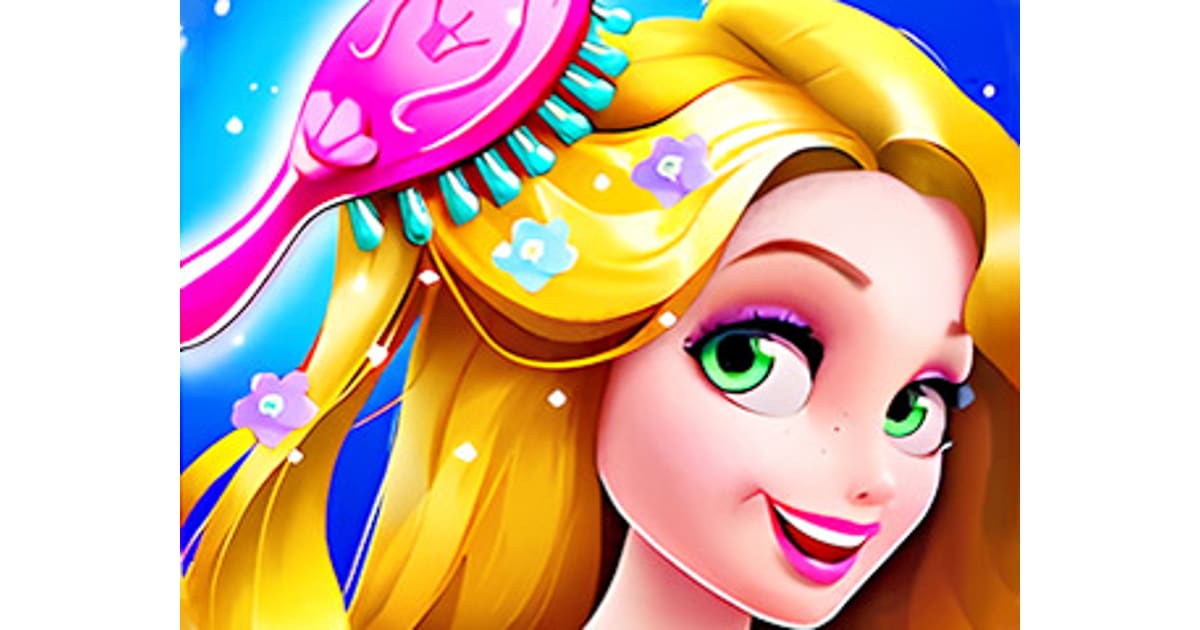 Long Hair Princess Salon 👑 Beauty Girl Game