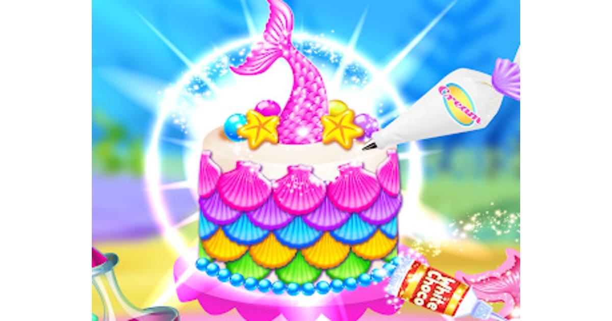 Mermaid Cake Cooking Design 1 - Play Now For Free