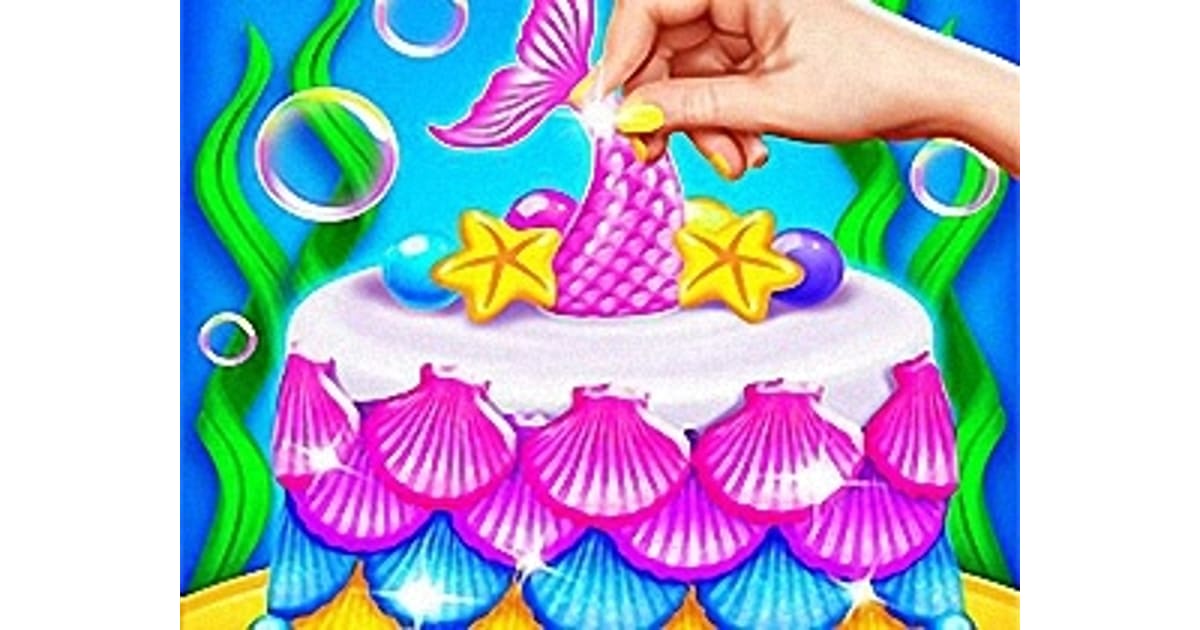 Mermaid Cake Cooking Design - Play Now For Free