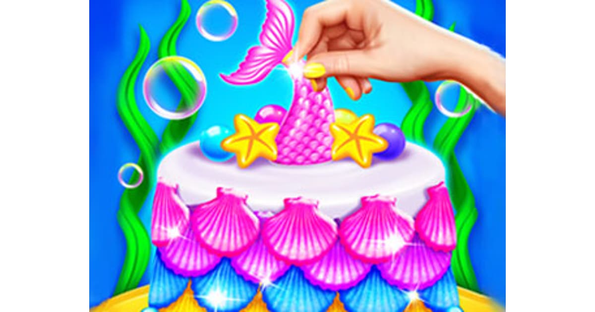 Mermaid Glitter Cake Maker - Free Game Online