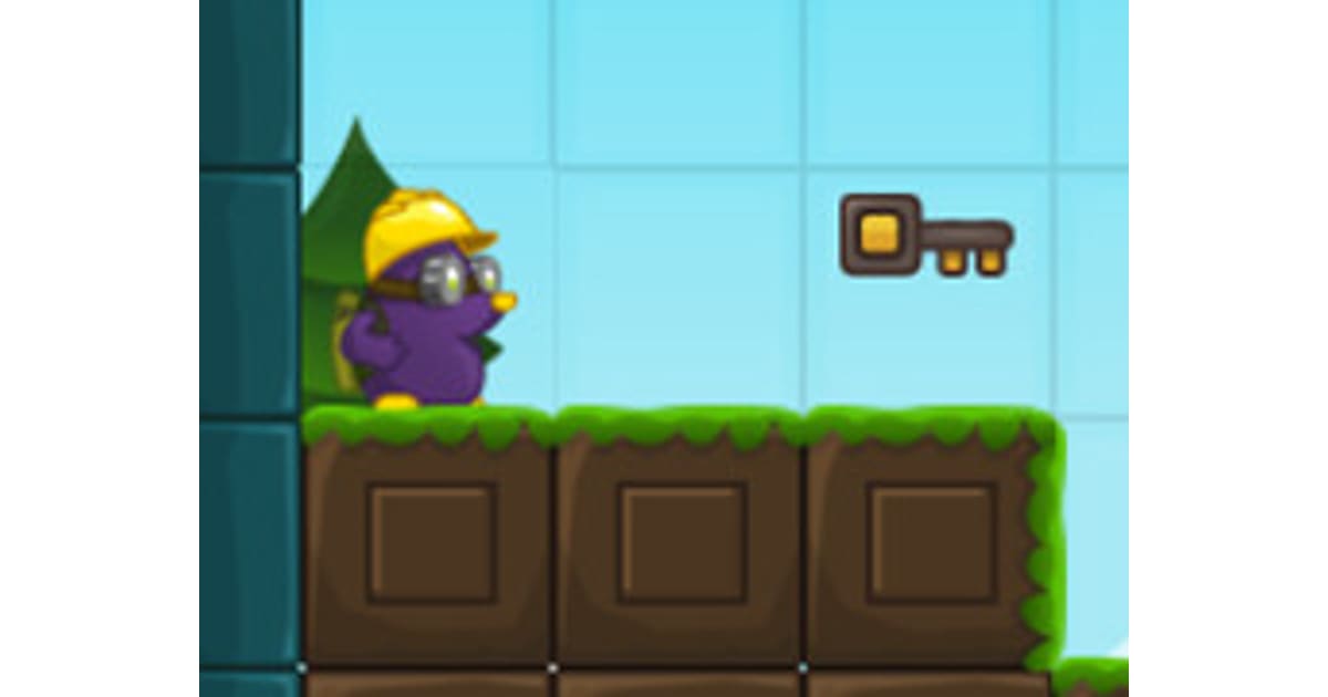 Moley The Purple Mole - Play Now For Free