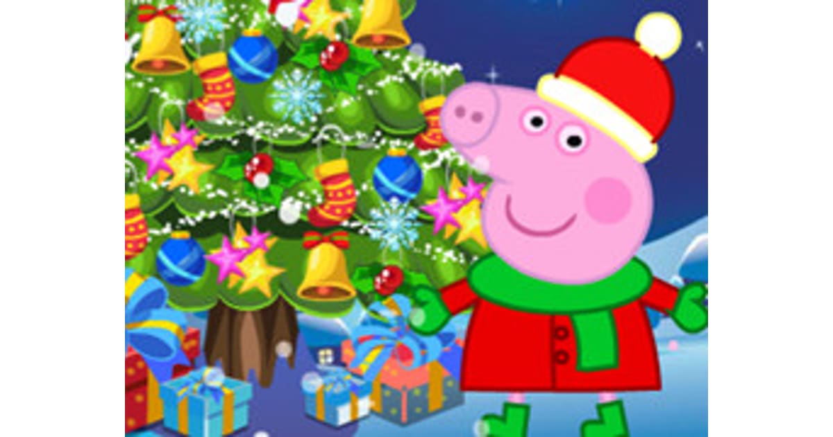 Peppa Pig Christmas Tree Deco - Play Now For Free