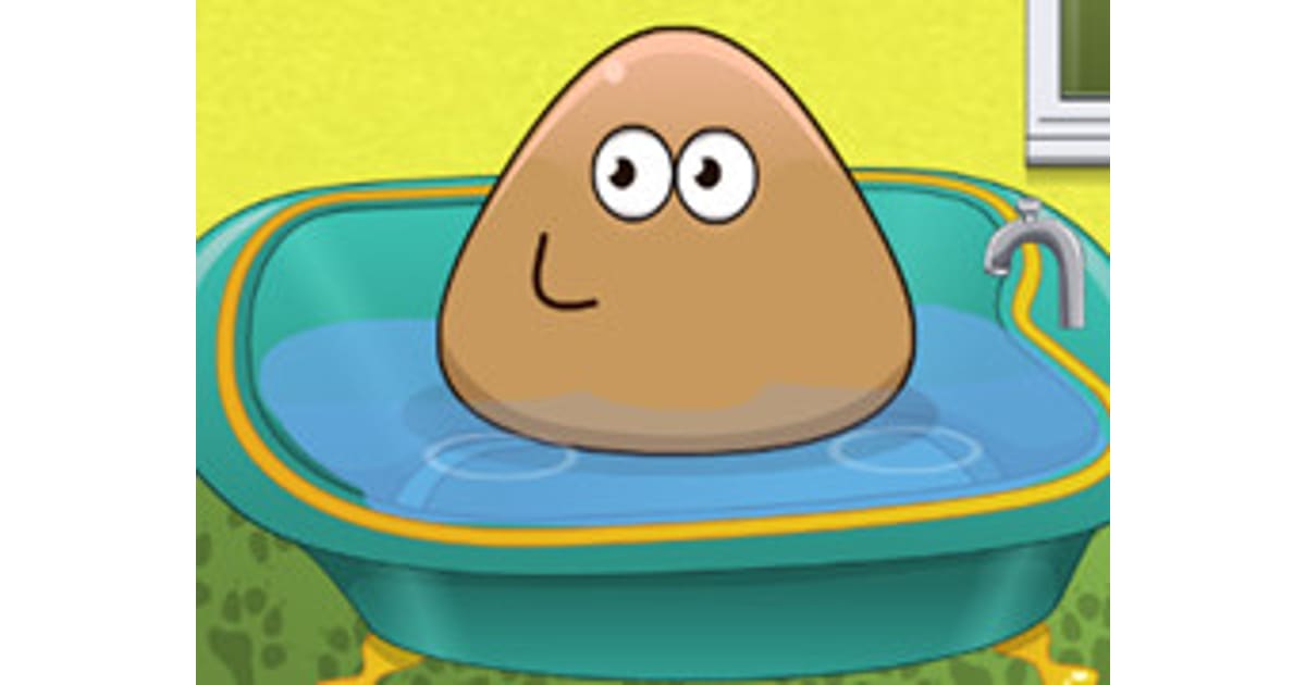 Pou Baby Bathing - Play Now For Free