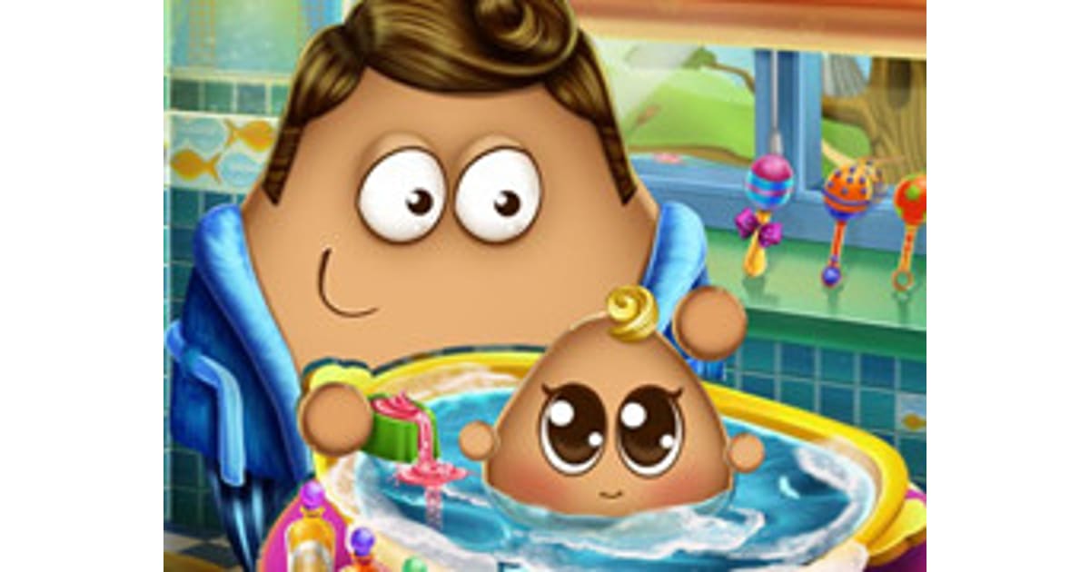 Pou Baby Wash - Play Free Pou Baby Wash Online