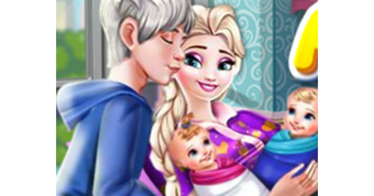 Pregnant Elsa Twins Birth - Play Now For Free