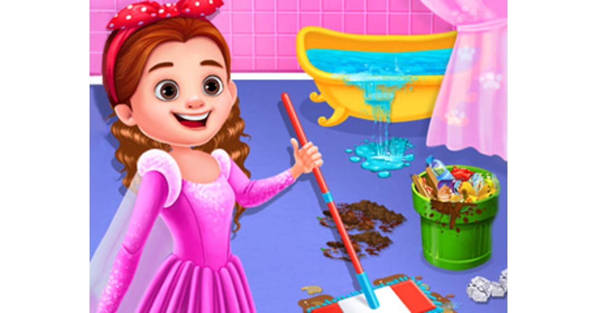 Princess Castle House Cleanup - Free Game Online
