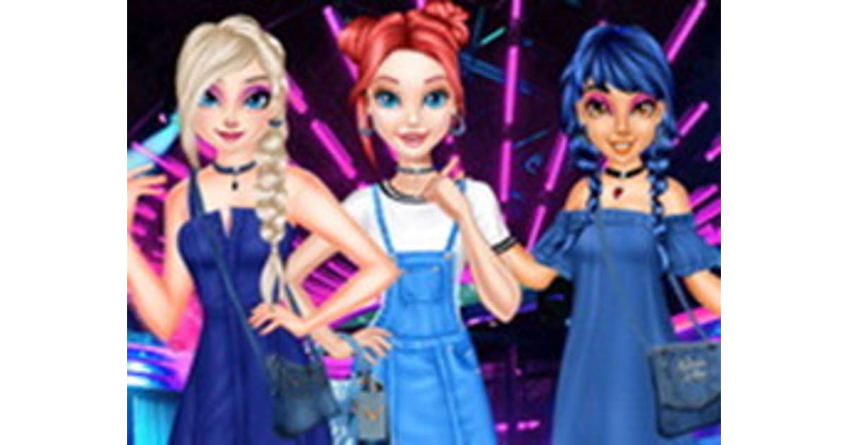 Princess Denim Dress Fashion - Play Now For Free