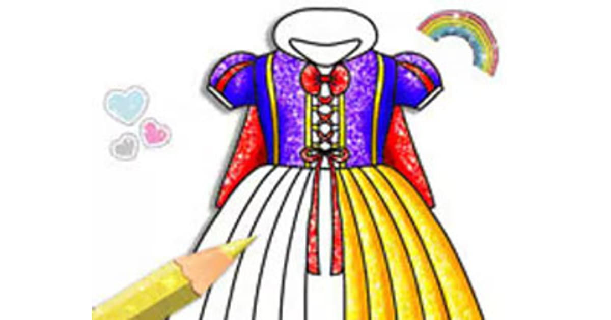 Princess Glitter Coloring - Play Now For Free