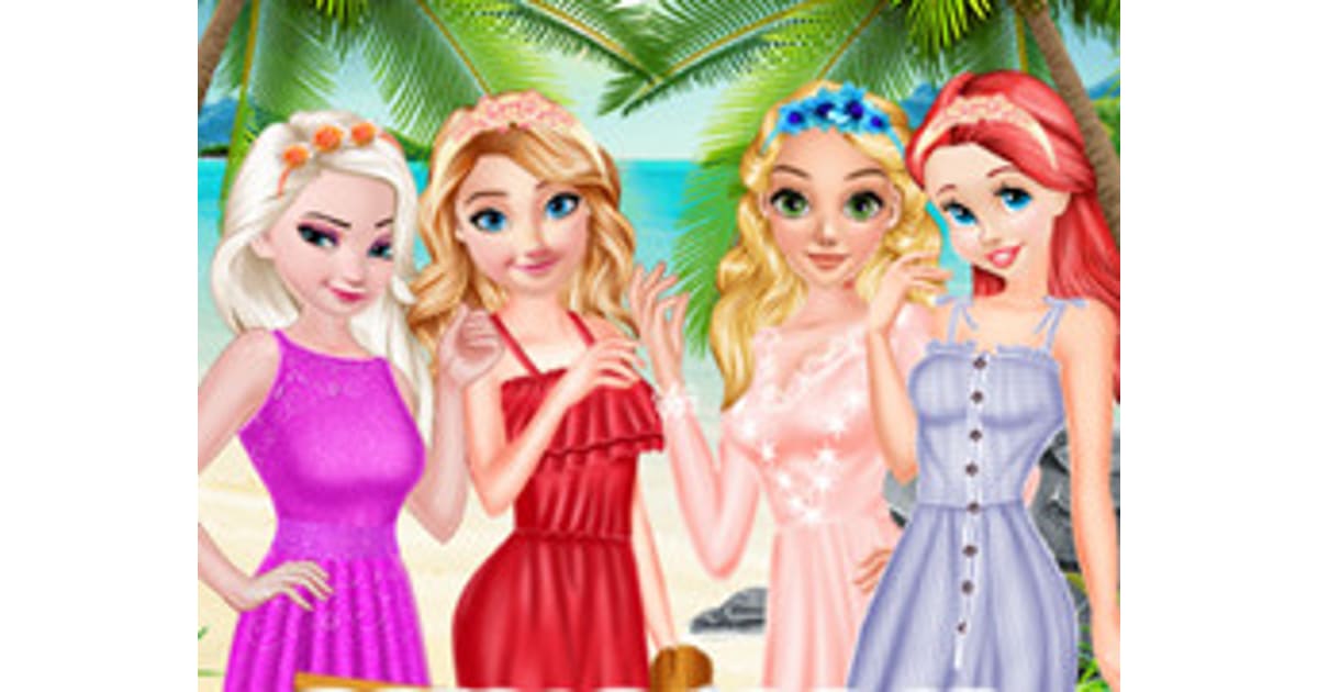 Princesses Graduation Beach Party - Play Now For Free