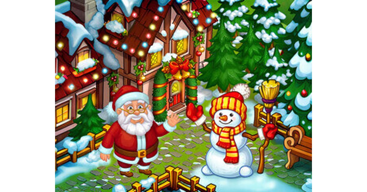 Christmas Game: Snow Farm Santa Family Free Online