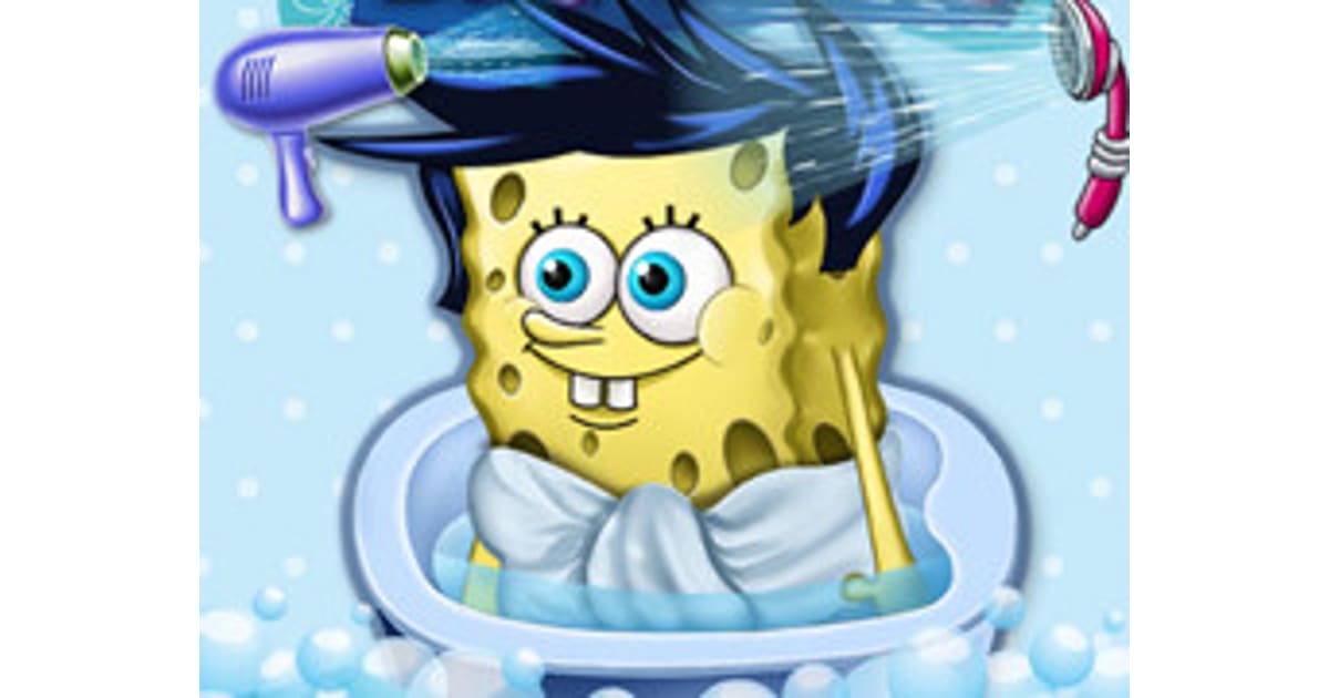 Spongebob Baby Bathing - Play Now For Free