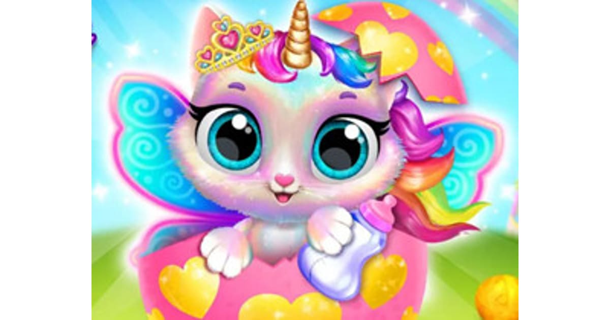 Twinkle My Unicorn Cat Princess Caring - Play Now For Free